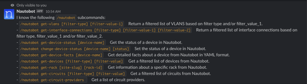 Creating Custom Chat Commands Using Nautobot Chatops Network To Code