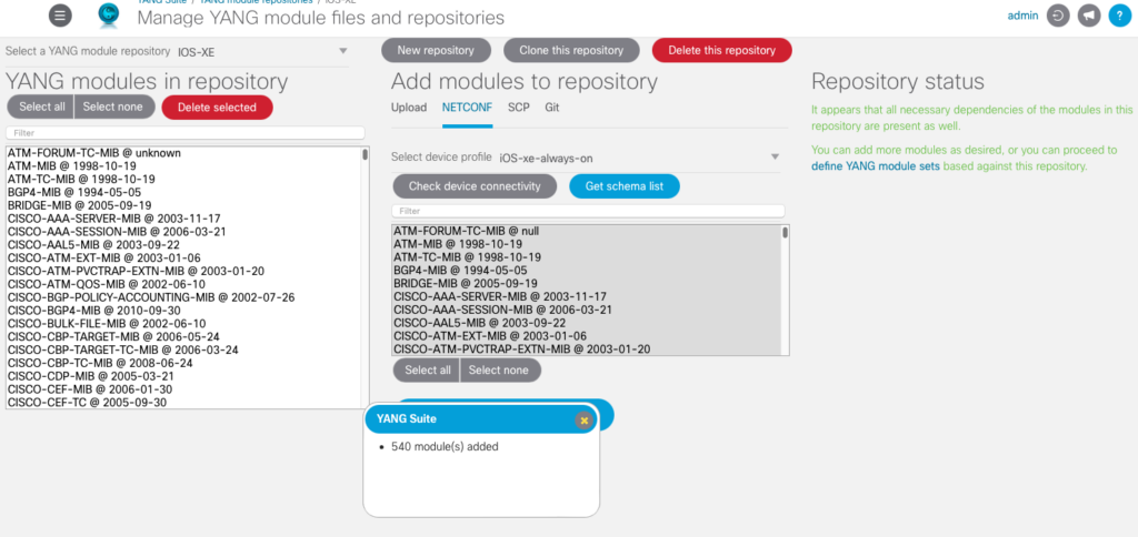 Using Cisco YANG Suite to Build RESTCONF Requests - Network to Code