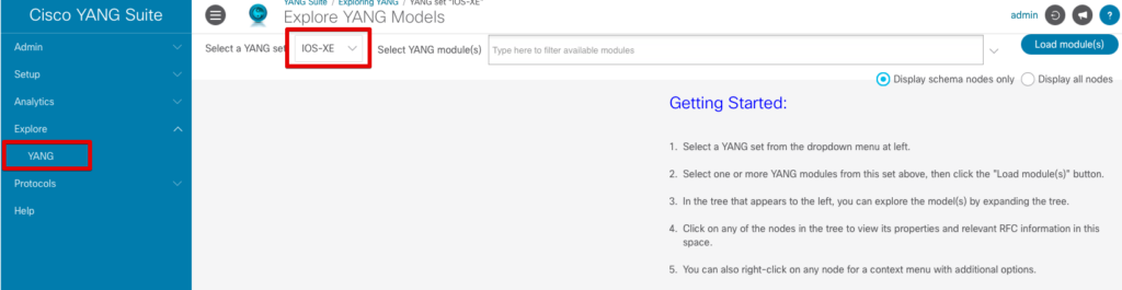 Using Cisco YANG Suite to Build RESTCONF Requests - Network to Code