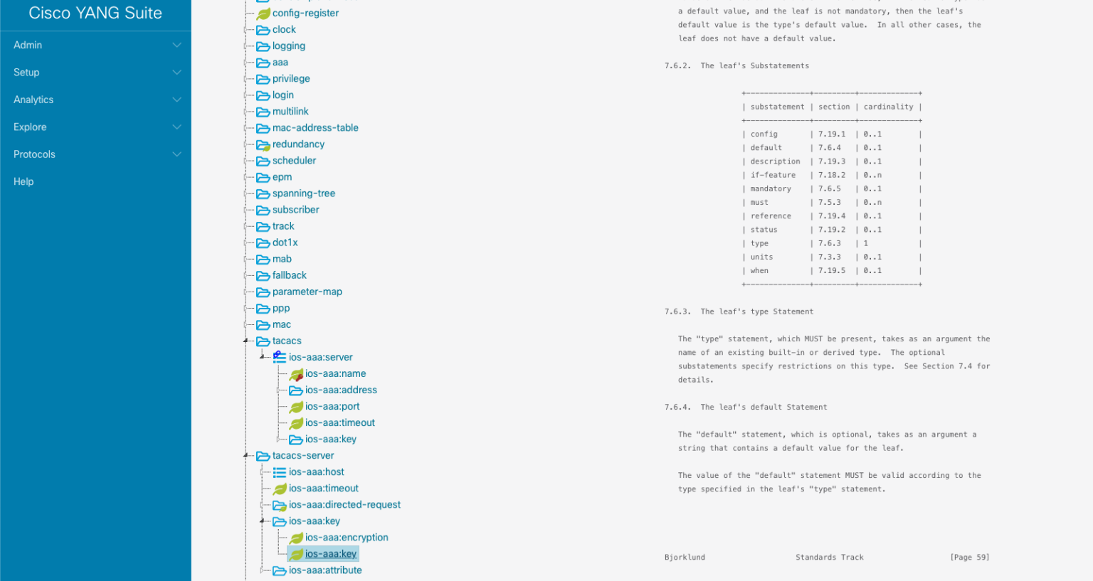 Using Cisco Yang Suite To Build Restconf Requests Network To Code