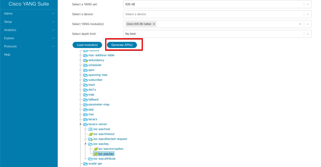 Using Cisco YANG Suite to Build RESTCONF Requests - Network to Code