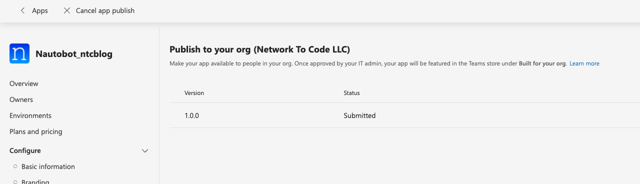 Setting Up Nautobot Chatops With Microsoft Teams Fall 2022 Network To Code