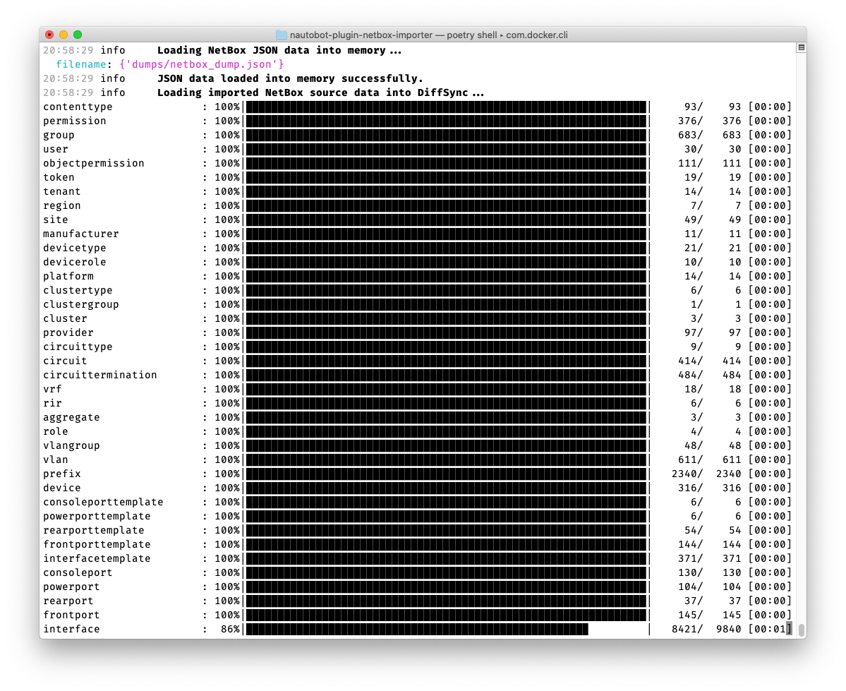 NetBox Importer - Network to Code