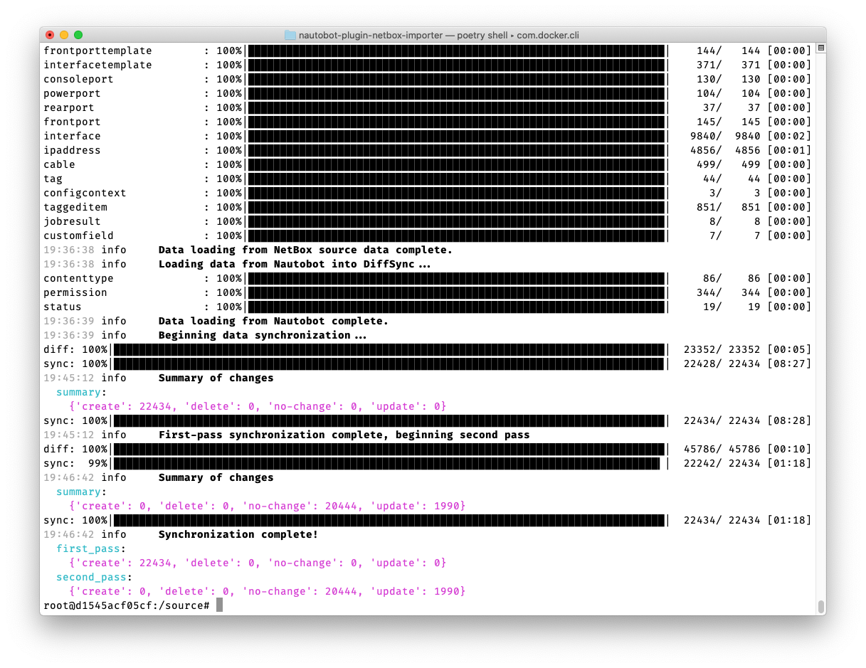 NetBox Importer - Network to Code